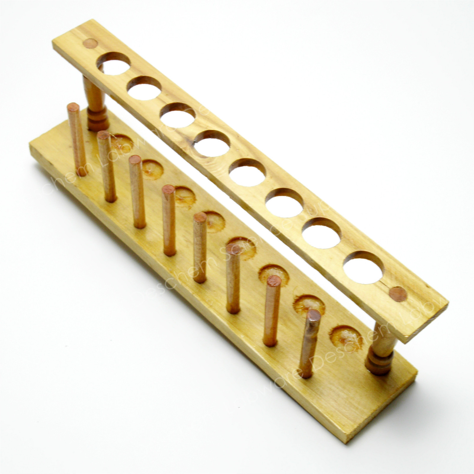 8-Holes,20mm,Wooden Lab Test Tube Rack | Grelly UK