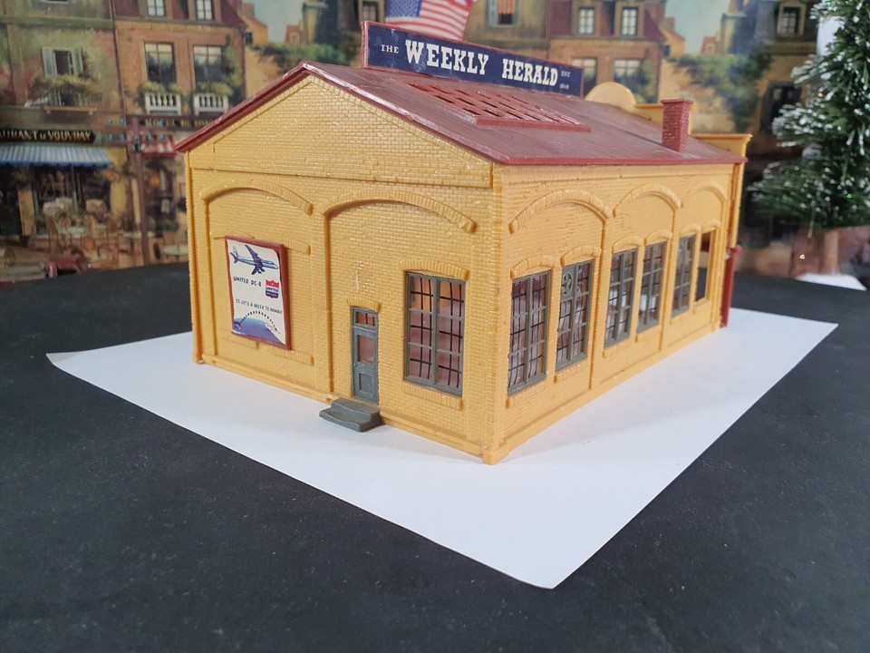 HO Scale Building Printing Station, Warehouse, Factory Substation ...