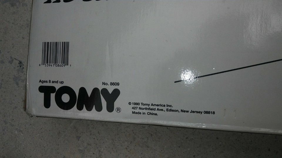 1990 AFX SUPER G PLUS CHALLENGE 17' RACE CAR SLOT HO SCALE SET 8609 ...