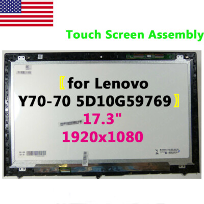 17.3" for Lenovo Y70-70 LCD Display Touch Screen Assembly with Bezel ...