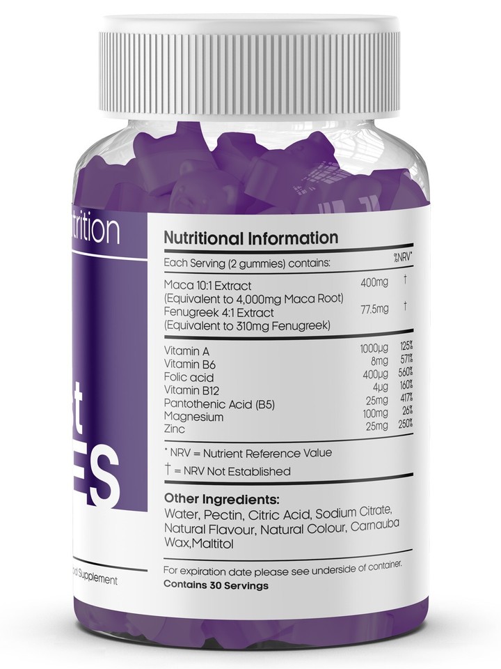 Testosterone Booster For Men, Testboost Maca Root Gummies, With ...