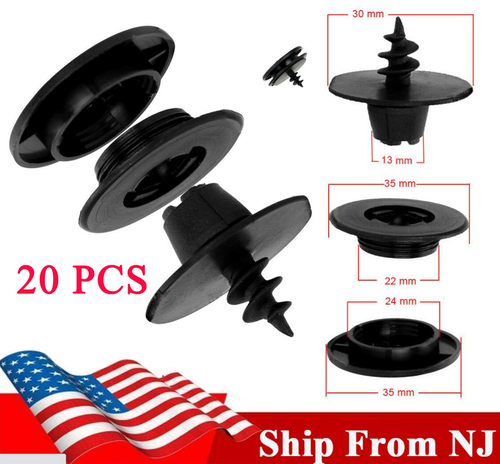20PCS Universal Black Antiskid Car Auto Floor Mat Carpet Fastener ...