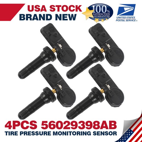 4pc NEW 56029398AB FOR CHRYSLER JEEP DODGE TPMS TIRE PRESSURE SENSOR ...