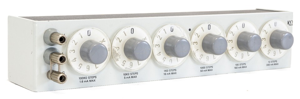GenRad Iet Labs 1434B Decade Resistor Box 6 Dial 1Ω 1.111.110 Ω | eBay
