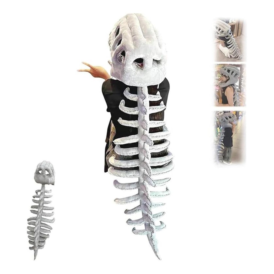 Dinosaur Skeleton Costume Set Pretend Play Spine Skeleton for Outdoor ...