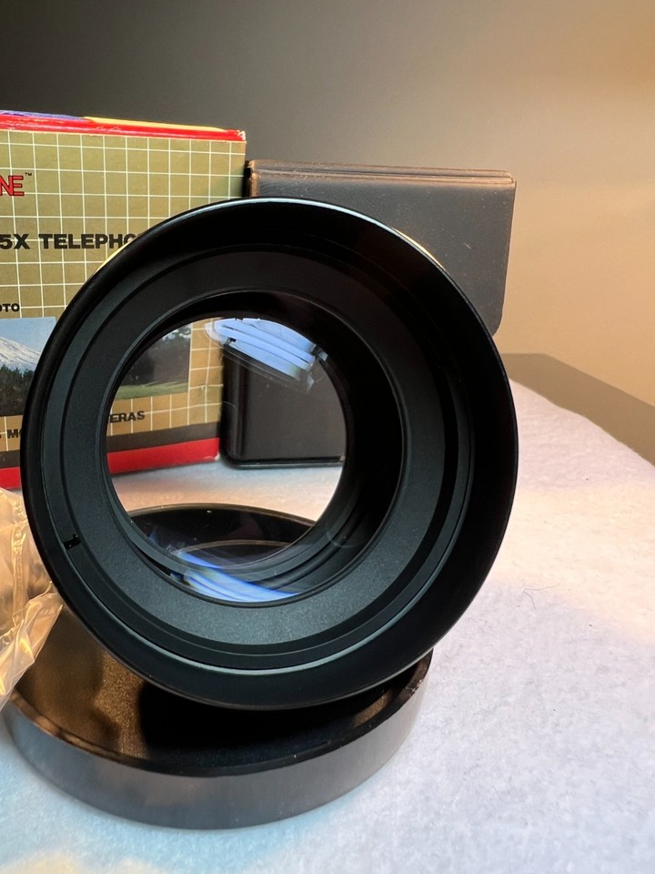 MINT Star-D Gold Line Deluxe 1.5X Telephoto Video Converter Lens ...