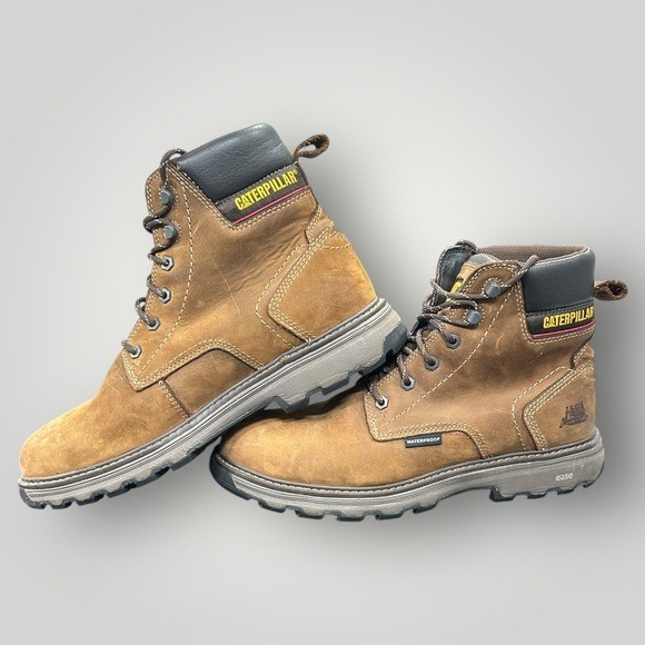 Caterpillar Men's Precision Composite Toe Waterproof Work Boots Size 12 ...