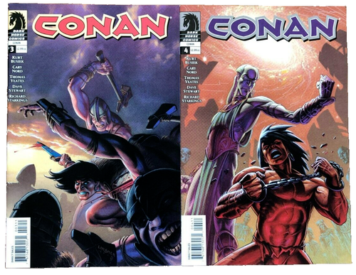 Lot of 2 Dark Horse Comics CONAN the BARBARIAN Comic Books Issues #3 and #4 Used | eBay