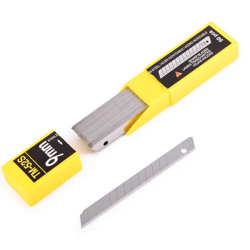 50 PCS 9mm 60° Stainless Steel Blades Snap OFF Razor for OLFA Type ...