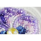 DIY Jewelry Making Beading kit Viola Brooch Bead Embroidery Pin Needlepoint | eBay