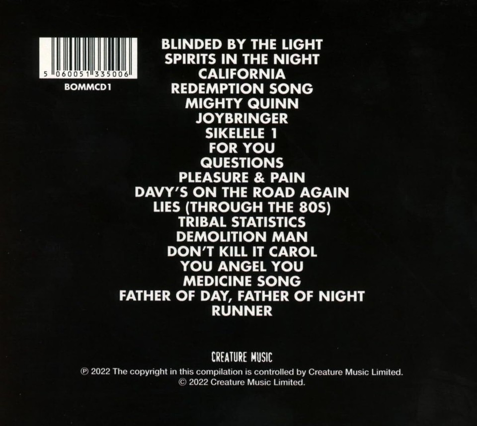 Manfred Mann The Very Best of Manfred Mann's Earth Band (CD) Album (UK ...