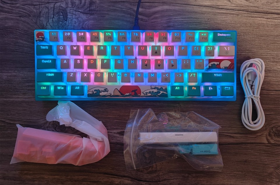 Womier 60% Percent Keyboard, WK61 Mechanical RGB Wired | eBay