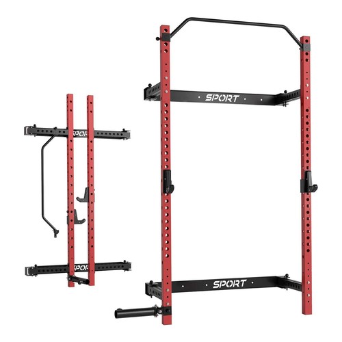 Wall Mounted Folding Squat Rack | eBay