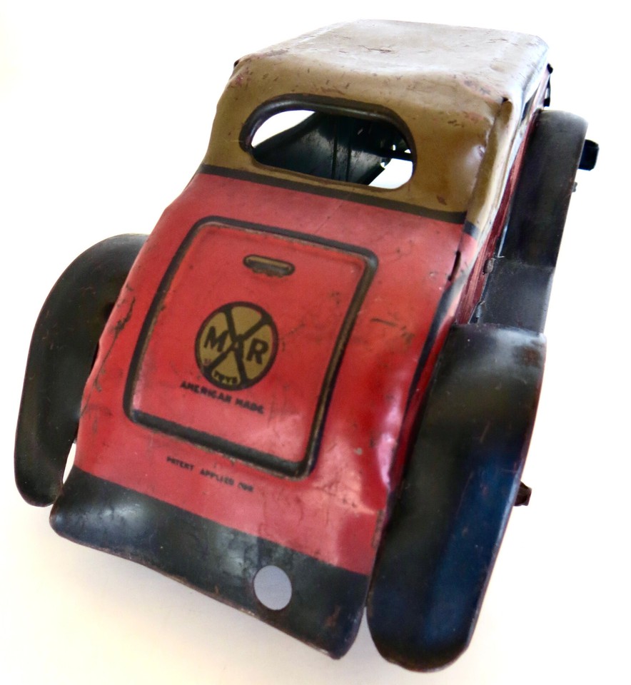 Vintage Marx Fire Chief Friction Action Toy Sedan American, Circa 1930 ...