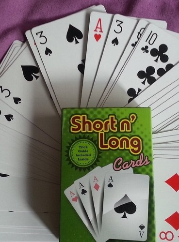 Magic Trick Short & Long Deck ~ Svengali Cards ~ Beginner Magician Card ...