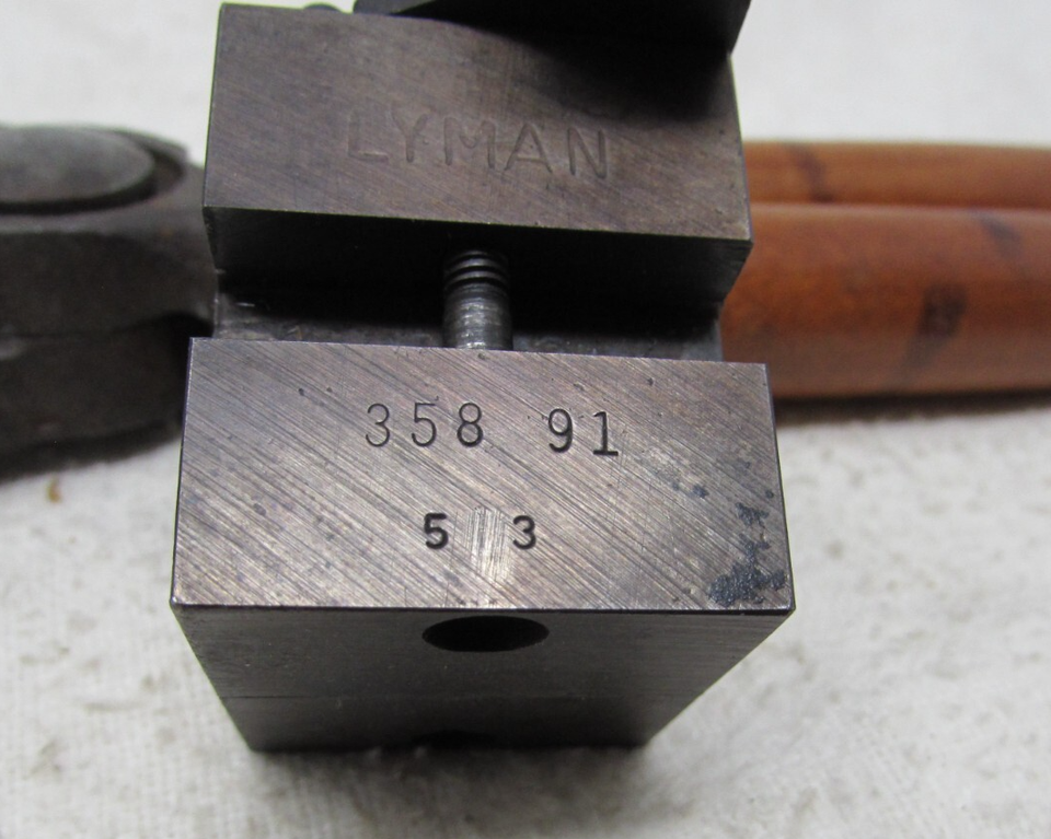 Lyman 35891 38 Cal. 150 Gr. WC 2 Cavity Bullet Mould Mold & Handle | eBay