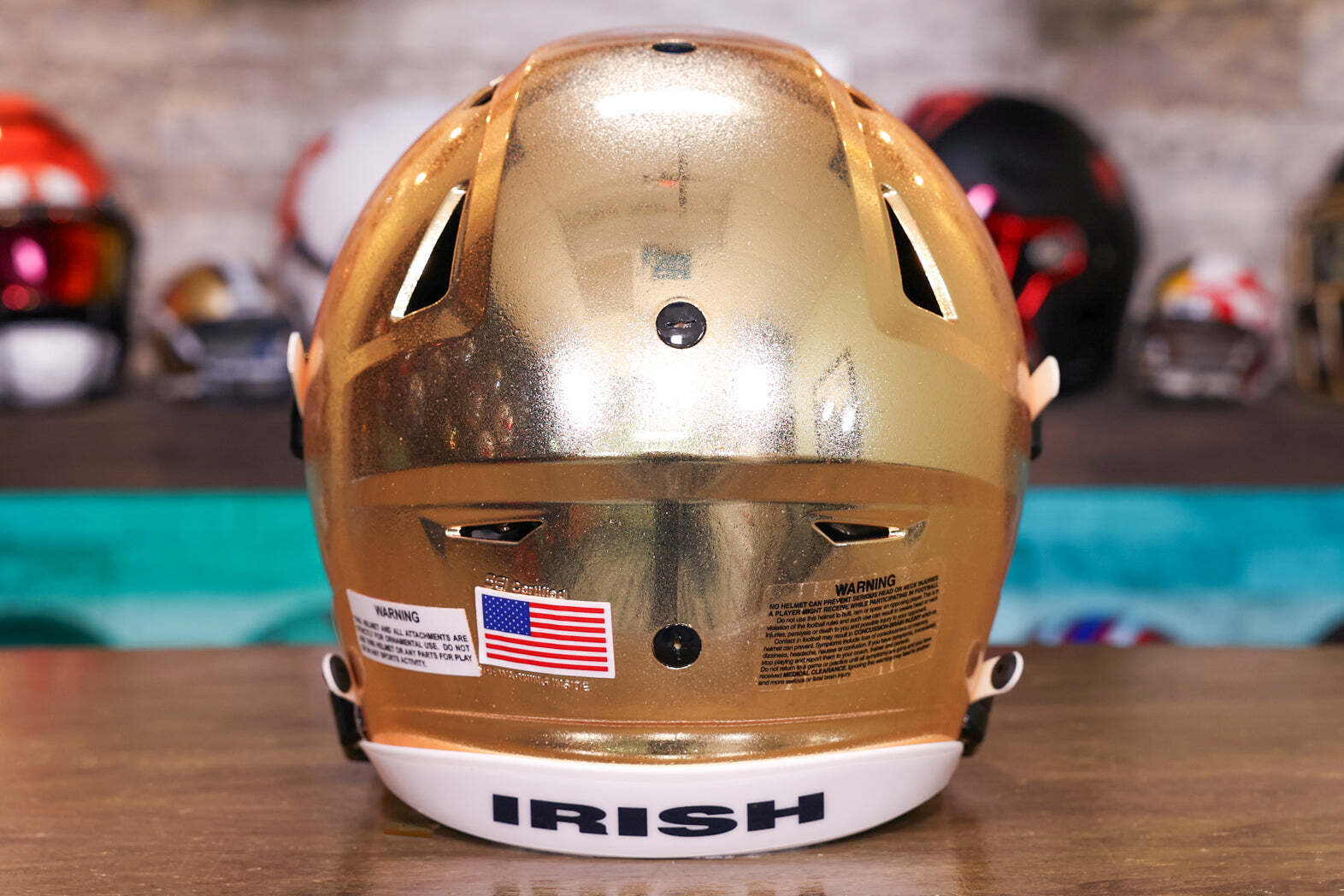Notre Dame Fighting Irish Riddell SpeedFlex Authentic Helmet - HydroFX ...