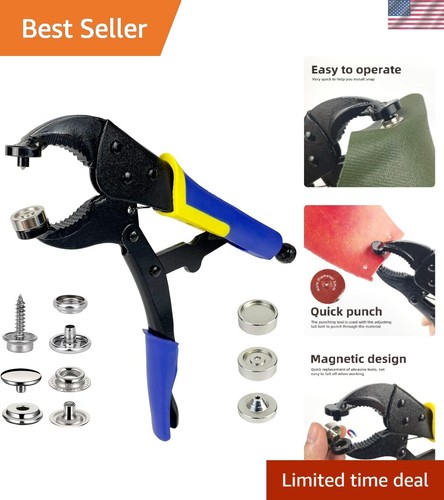 Snap Tool for Boat Covers,Heavy-Duty Snap Fastener Tool, Snap ...