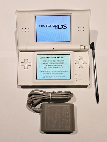 Nintendo DS Lite Handheld System Console - Stylus, and Charger - Tested ...
