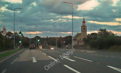 Photo 6x4 Windgate (A59), Tarleton Windgate, approaching Coe Lane (on ...