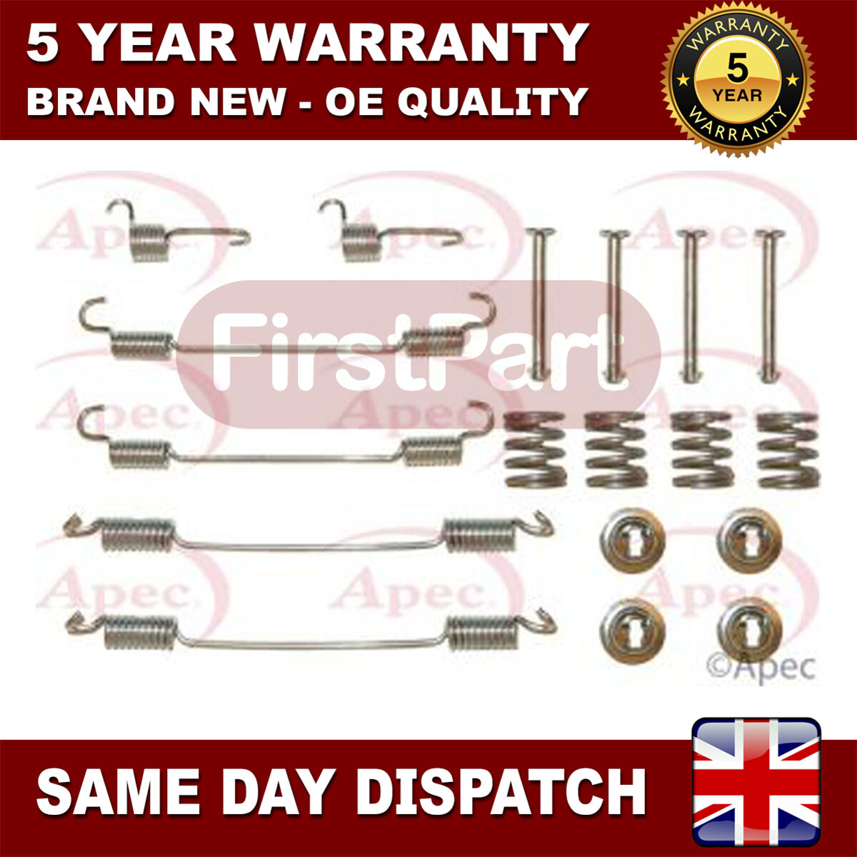 Fits Dacia Duster 1.2 1.5 dCi 1.6 FirstPart Rear Brake Shoes Fitting ...