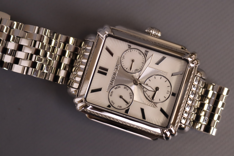 INVICTA Wildflower Lady 32mm Stainless Steel Steel White dial VH68 ...