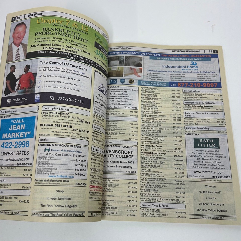 December 2023 Fort Wayne Indiana Phone Book Area Code 260 Yellow Pages ...