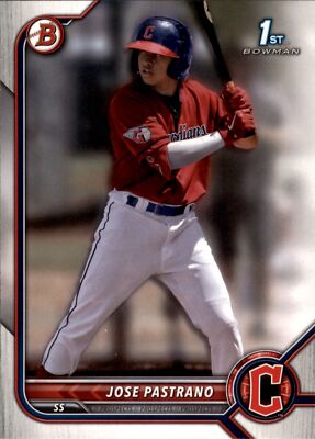 2022 Bowman Jose Pastrano 1st #BP-21 Cleveland Guardians | eBay