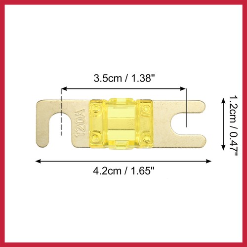 10 Pcs 120A AFS Mini ANL Fuse Replaces for Car Truck Motorcycle Boat ...