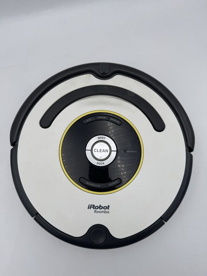 iRobot Roomba Model 665 White Automatic Vacuum w/ Charger Tested Works ...