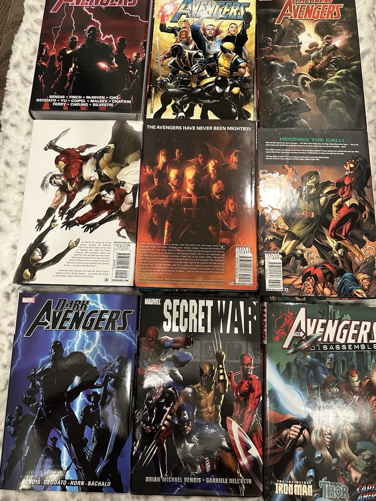 New Avengers Omnibus 4-7 + Dark + Mighty + Secret Invasion + War Marvel ...