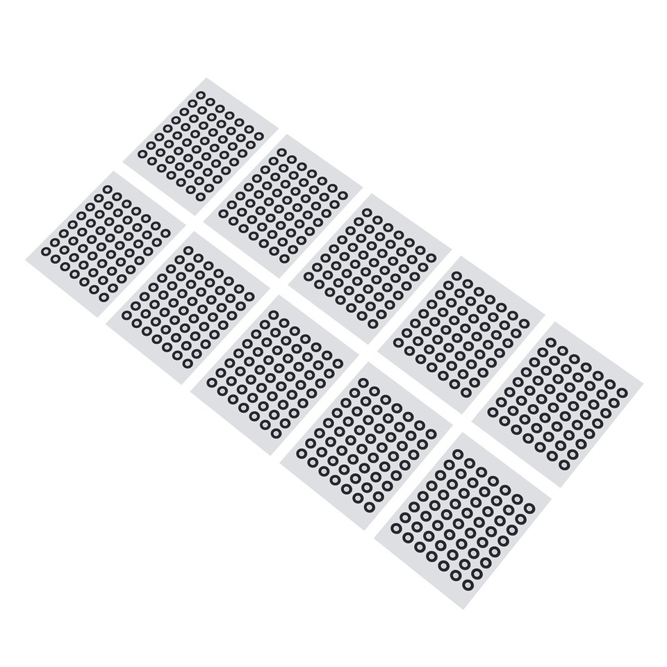 10 Sheet 6mm 3D Scanning Marker 3D Tracking Dot Reference Point Marker ...