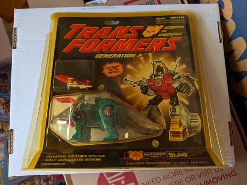 1992 Transformers G2 SLAG Dinobot **dmg packaging** BRAND NEW | eBay