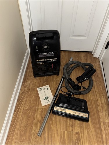 Vintage HOOVER turbo power 6000 Vacuum w/Hose And Attachments | eBay