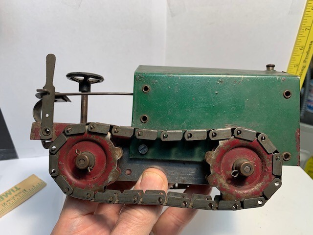 "NICE" WORKING READY-BUILT TOY 1920 + #44 KEY WIND STRUCTO CLETRAC ...
