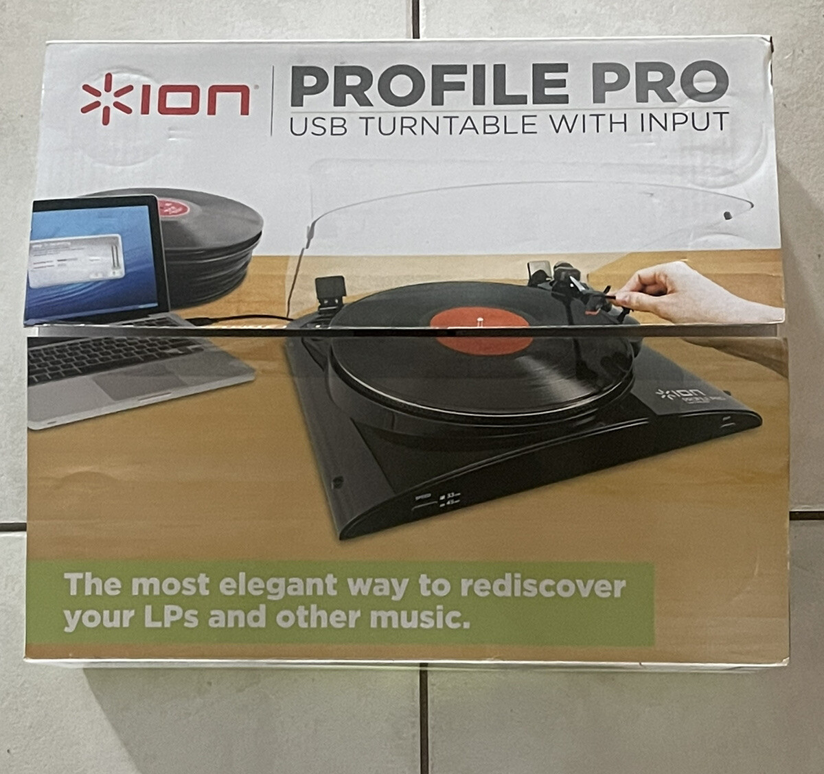 Ion Record Player Dj Turntable Vinyl To Mp3 Mac Pc Usb Ion Audio TTUSB
