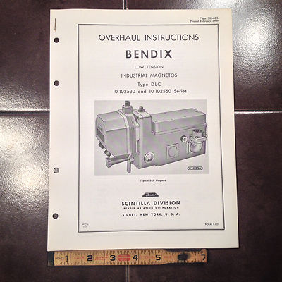 Bendix Magnetos Overhaul Manual