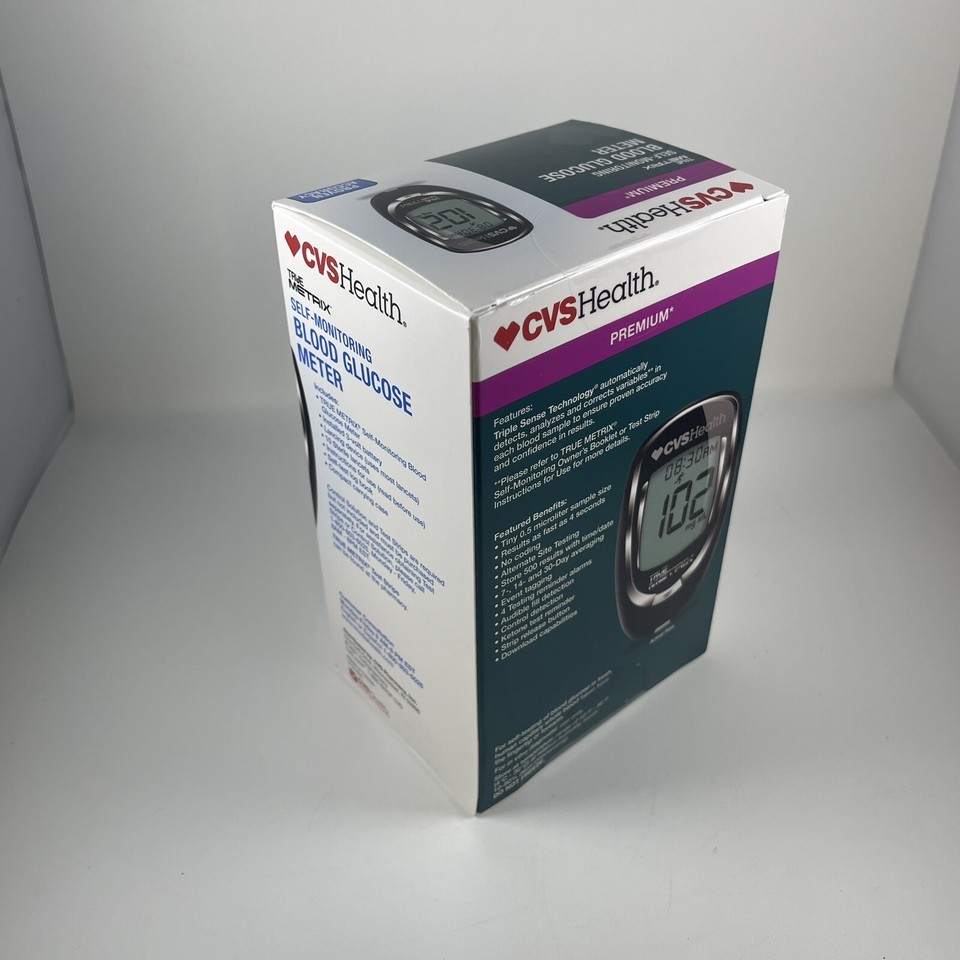 CVS Health True Metrix Premium Self-Monitoring Blood Glucose Meter ...