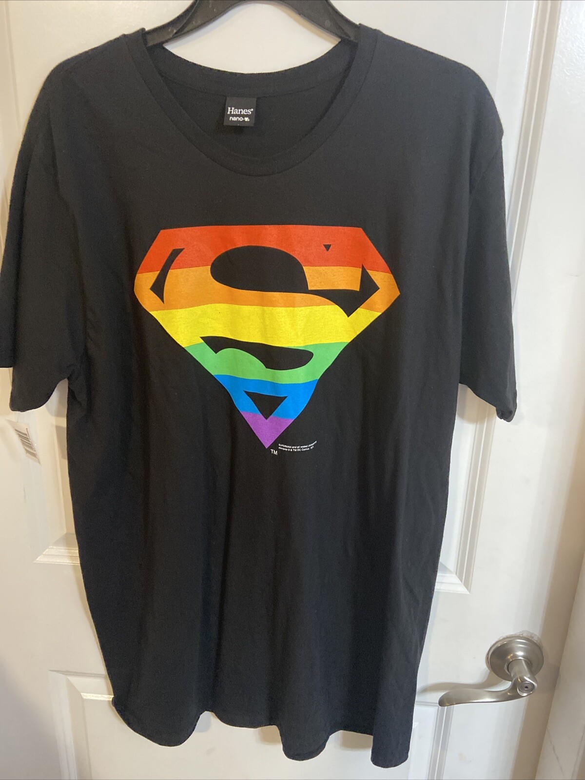 DC Comics Pride Superman Symbol T-Shirt, Hanes, New With Tags, Size ...