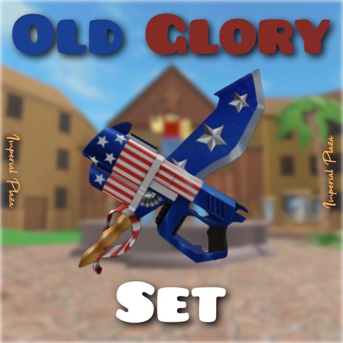 Roblox Murder Mystery 2 MM2 | Old Glory & Amerilaser Set (Godly ...