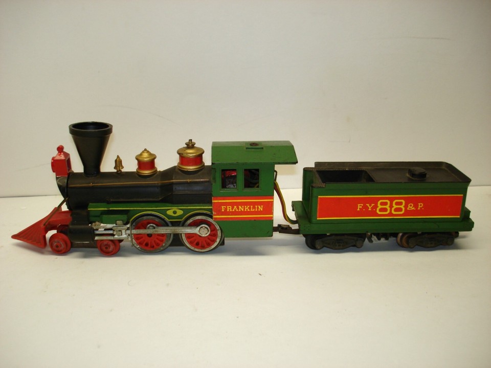 American Flyer Overland Express Set - Franklin Loco +3 Passenger Cars ...