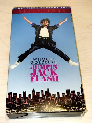 Jumpin' Jack Flash (VHS 1995,Film 1986) Whoopie Goldberg, Peter Goetz ...
