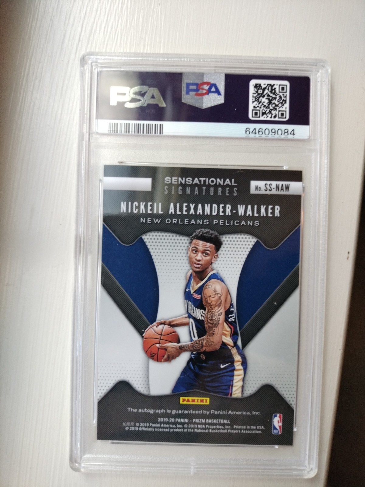2019-20 Prizm Nickeil Alexander-Walker Rookie Sensational Signatures # ...