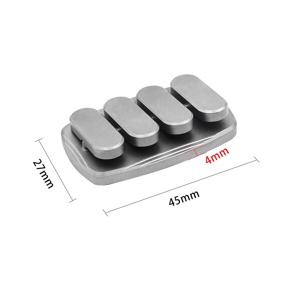 Titanium Alloy Haptic Fidget Clicker Pocket Fidget Toys Stress Relief ...