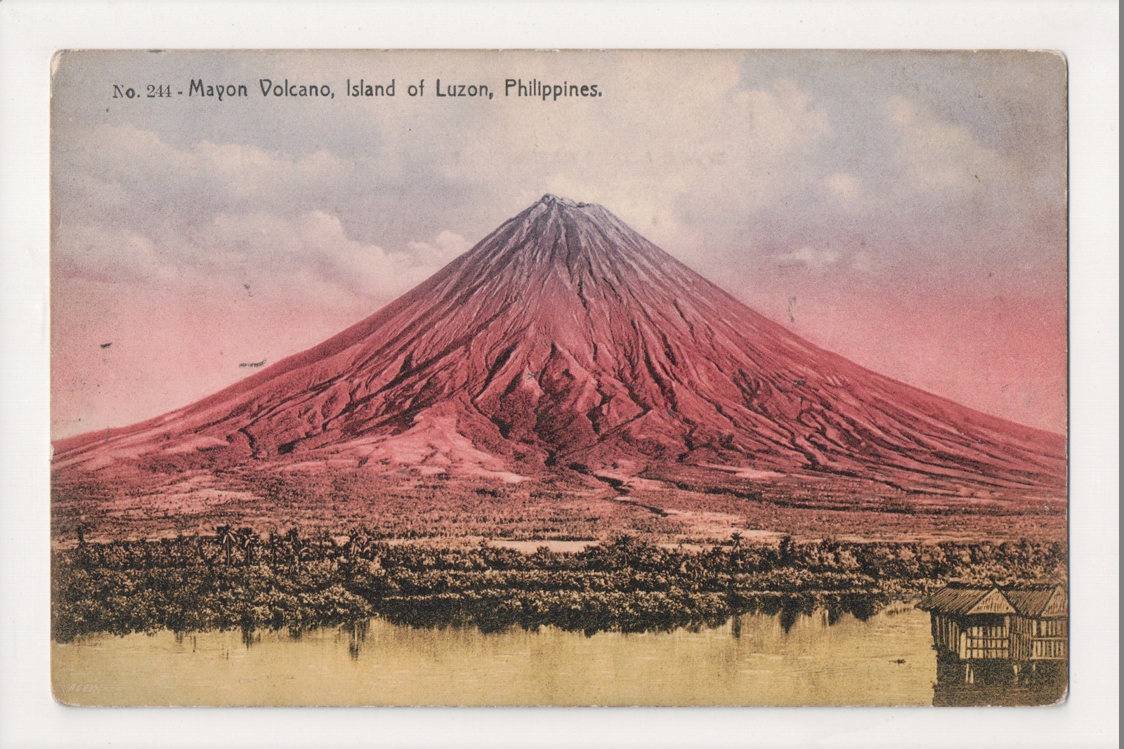 K-007 Luzon Philippines Islands Mayon Volcano early Postcard | eBay