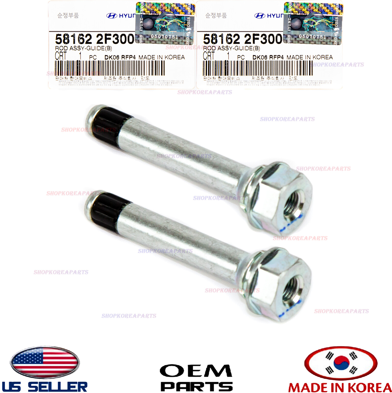 ROD ASSY GUIDE (B)⭐set 2pcs⭐GENUINE FOR VARIOUS HYUNDAI KIA 2001-2020 ...