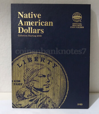 NEW Whitman Coin Folder: Native American Dollars 2009-date / #3163 | eBay