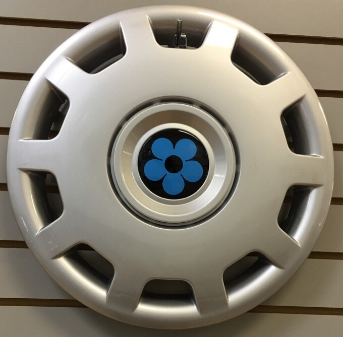 1999-2005 VW Passat Jetta Golf Blue Daisy Hubcap Wheelcover SET ...