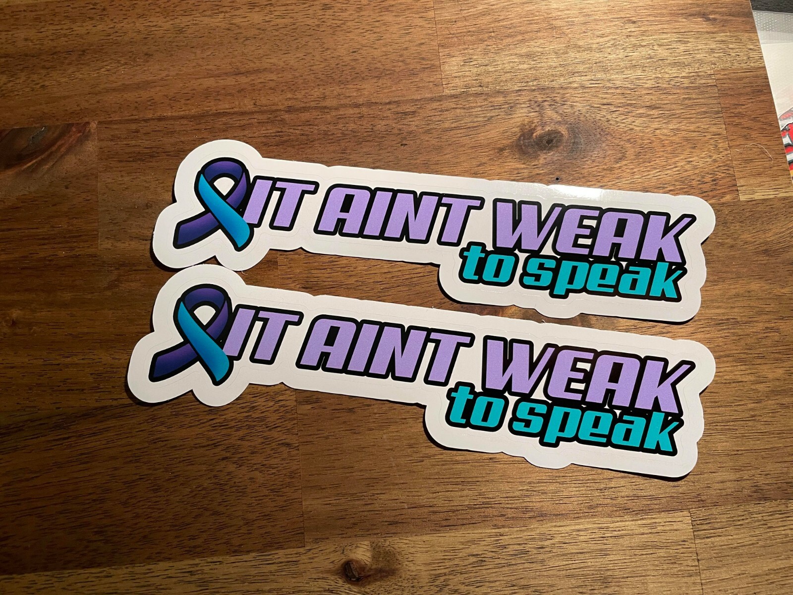 450mm It Ain't Weak To Speak - Custom Vinyl Stickers AUSTRALIAN SELLER ...