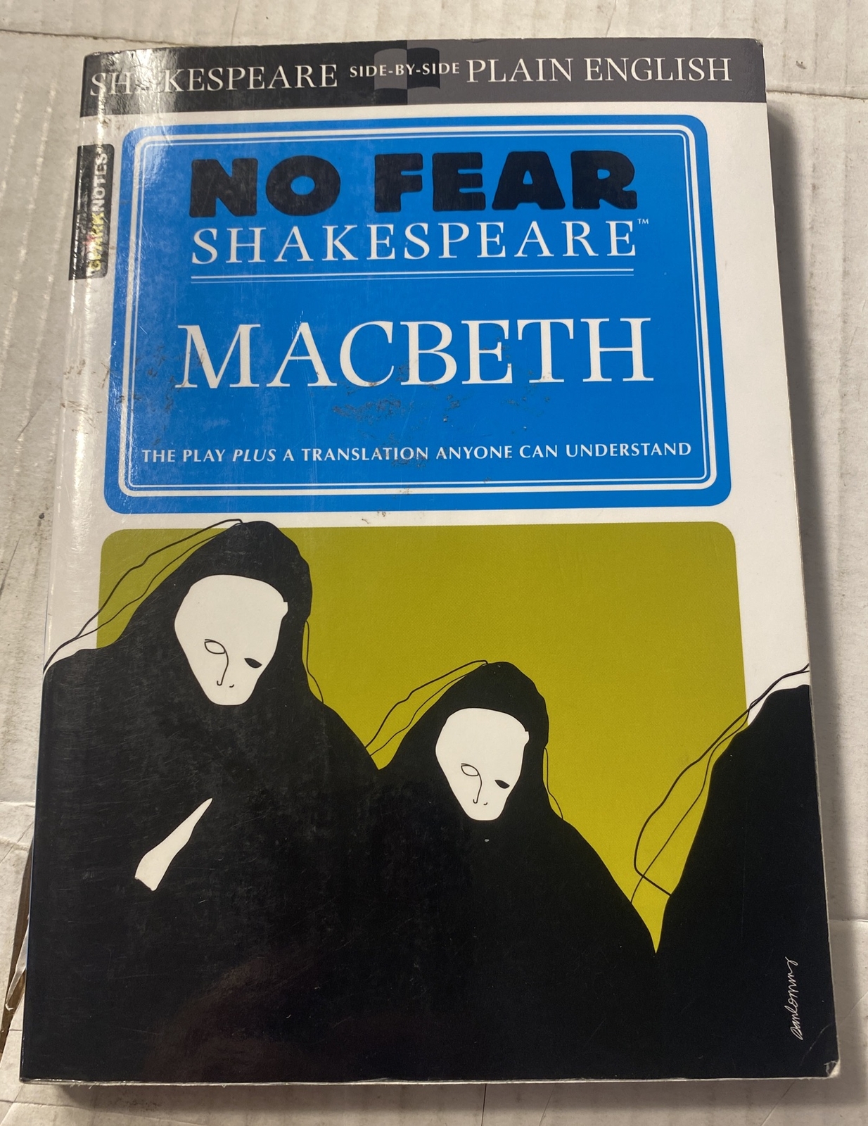 No Fear Shakespeare Macbeth SparkNotes 2003 Side By Side Plain English ...